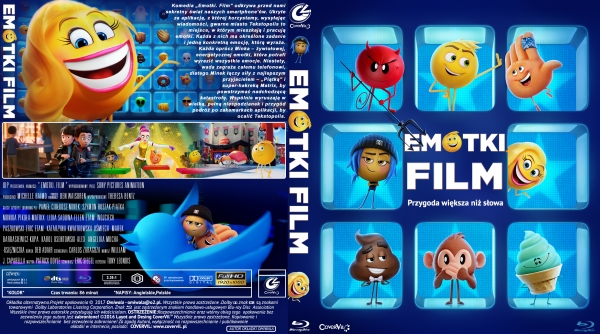 "Emotki. Film" / "The Emoji Movie in 3D" - Podgląd okładki filmu ...
