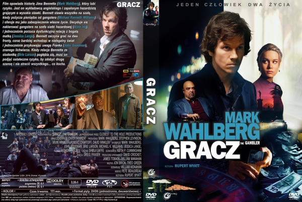 "Gracz" / "The Gambler" - Podgląd okładki filmu - Okładki DVD CoverVil